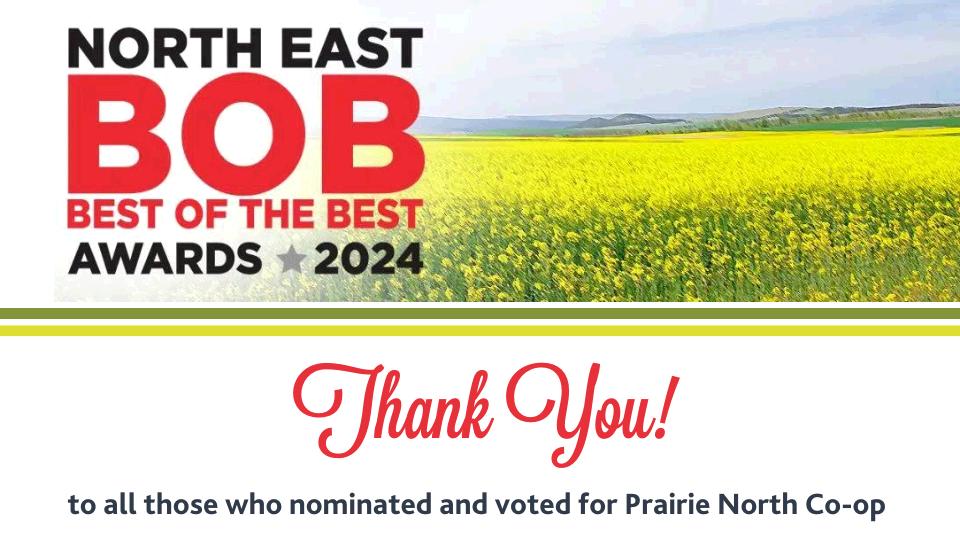 2024 North East BOB Awards | Prairie North Co-op